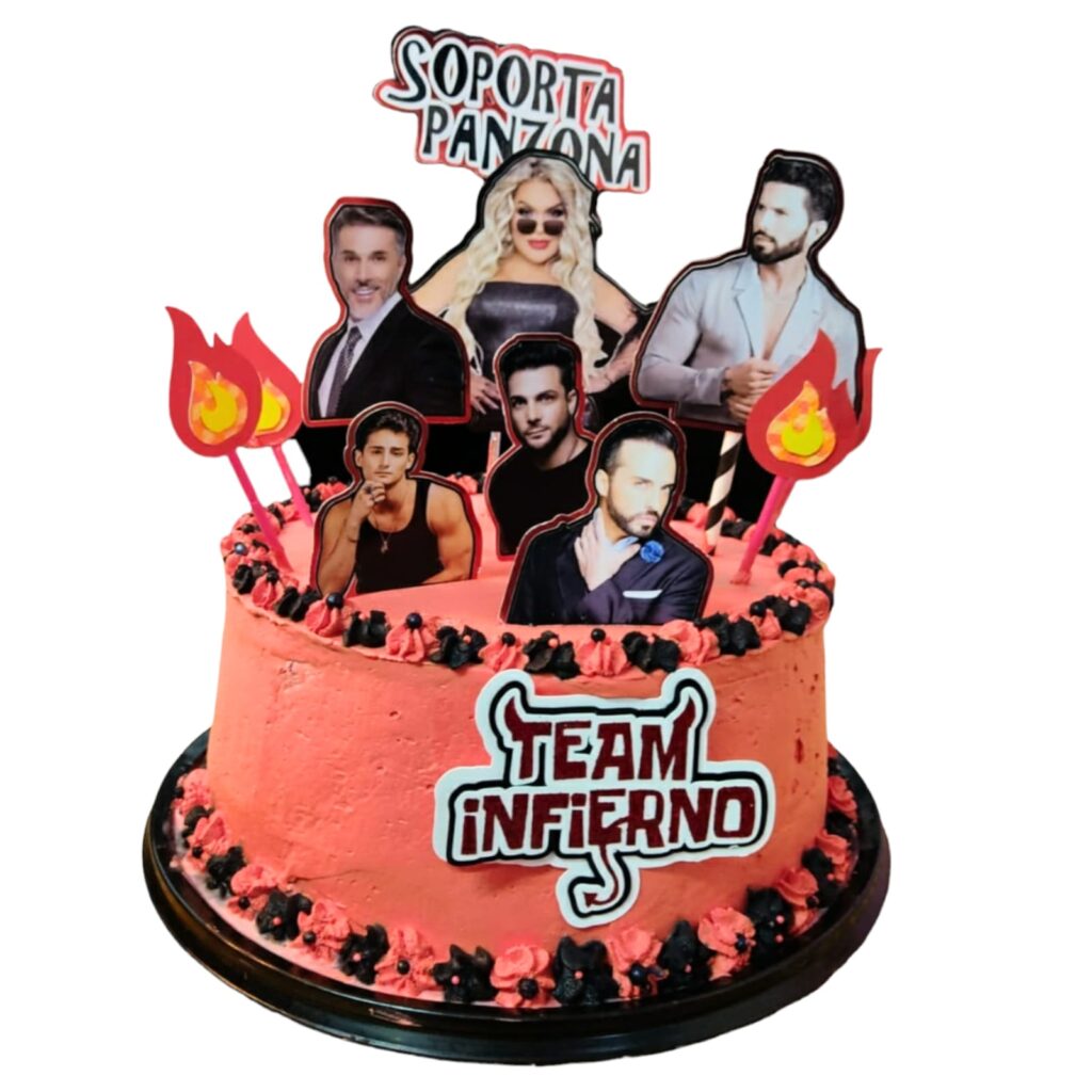 Pastel Team Infierno | 3L pastelerias